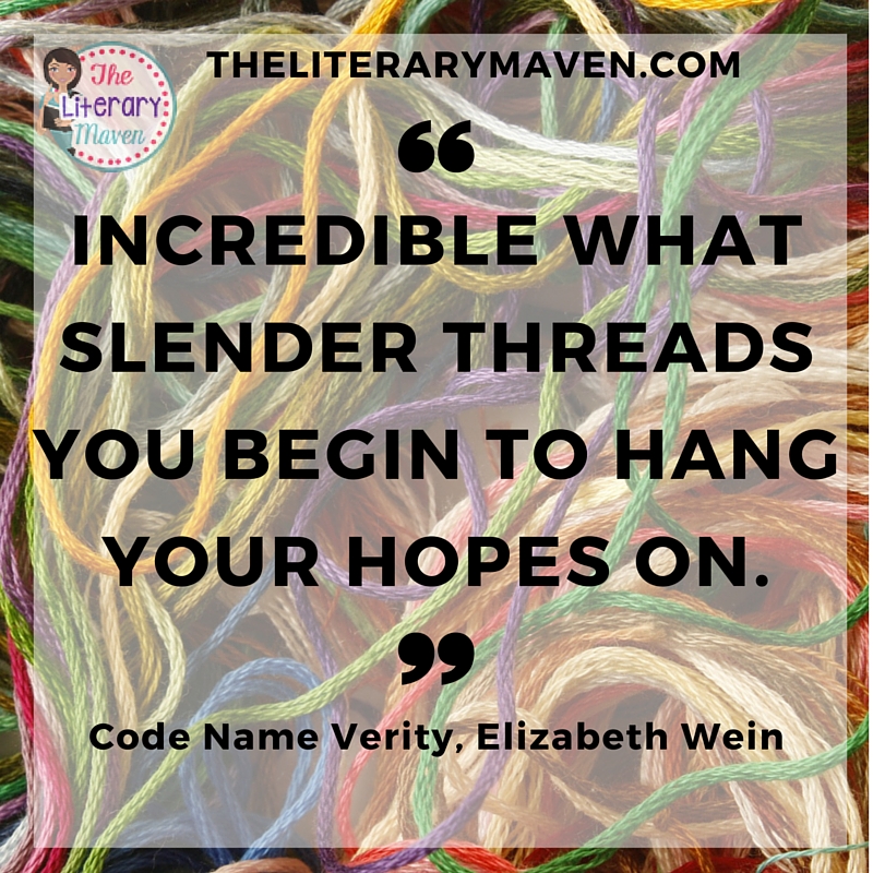 On My Bookshelf: Code Name Verity by Elizabeth Wein - The Literary Maven