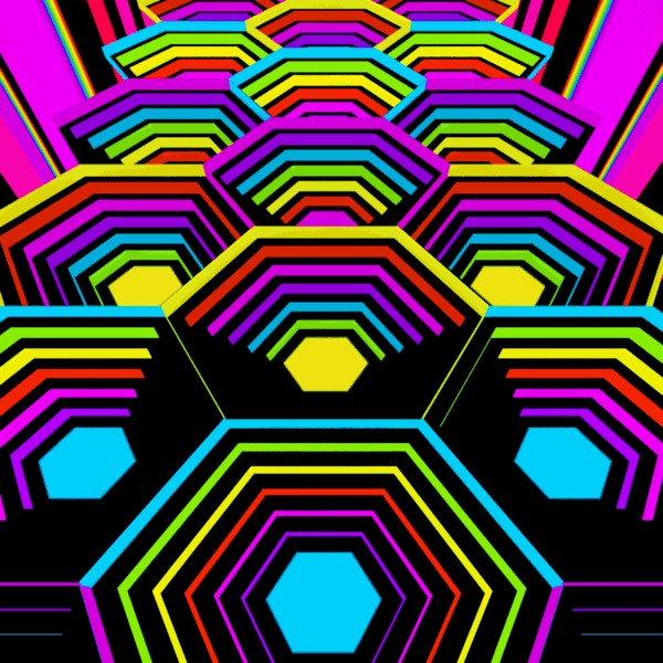 GIFS, POSTERS, POP ART, DOODLES & ZENTANGLES: MORE COLORFUL GIFS