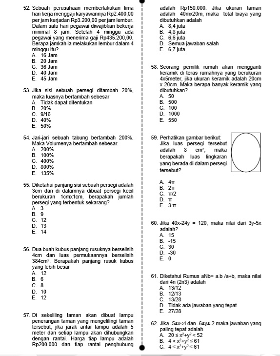 Contoh Soal CPNS Beserta Pembahasannya - Tugas Kuliah