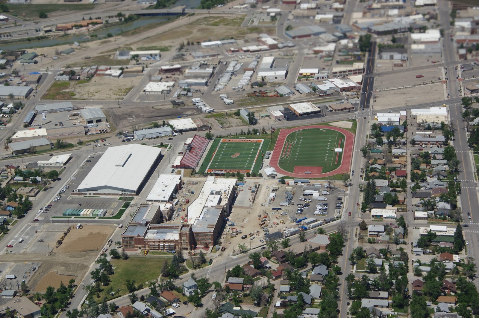 Painted Bricks: Natrona County High School. Casper Wyoming