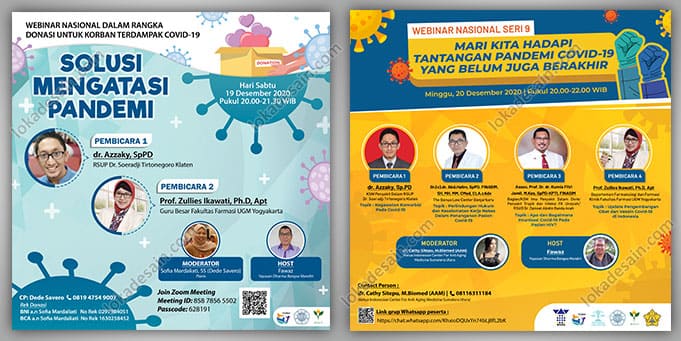 Jasa Desain Pamflet Dan Poster Untuk Sosialisasi, Webinar, Penelitian ...
