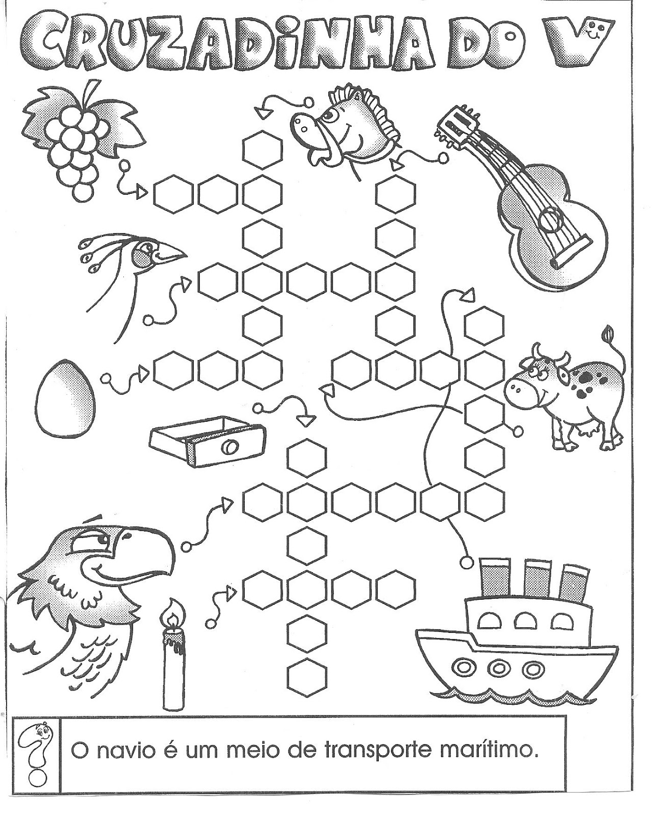 SÉRIES INICIAIS: Atividades 1º ano - letra V