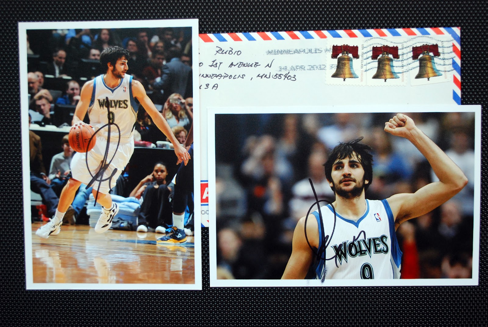 Mark's TTM Autograph Collection: Ricky Rubio