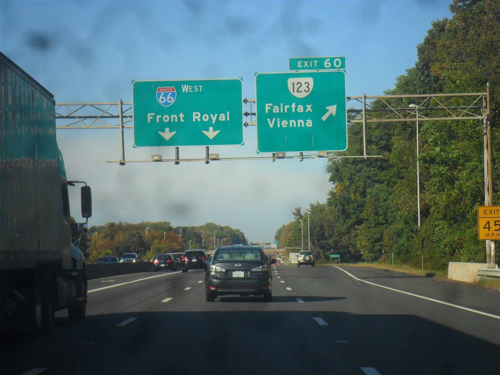 Luke's Signs: Interstate 66 & Route 50 - Fairfax County, VA