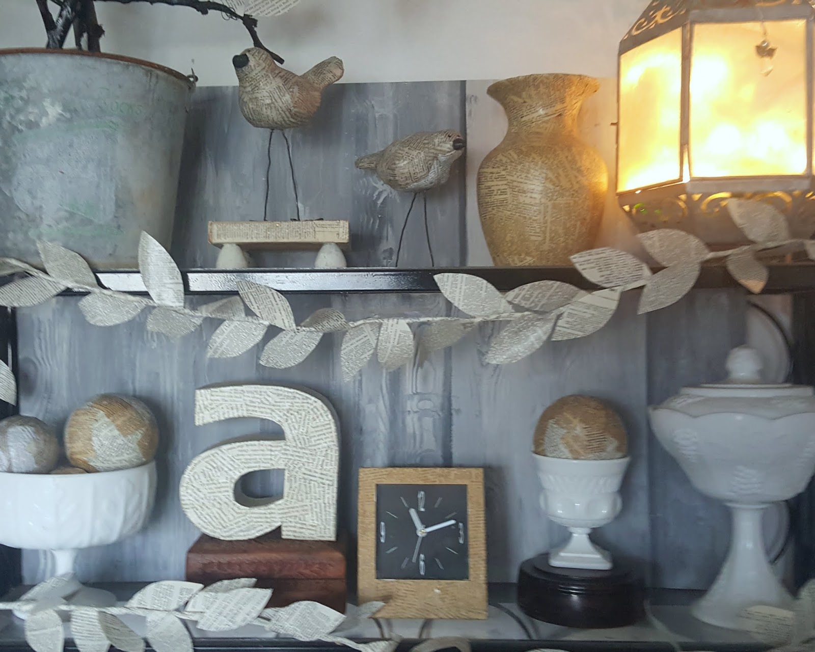 Make The Best of Things: Book Page Leaf Garlands and Decor