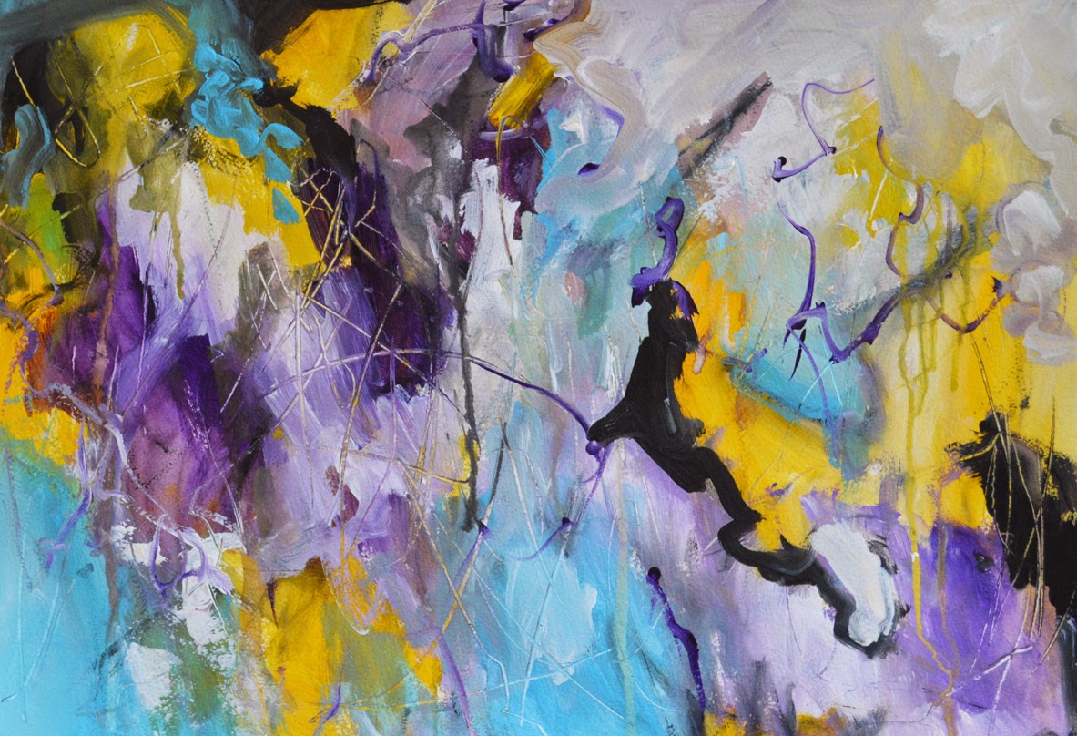 T A MARRISON : Abstract Expressionist Paintings on Paper