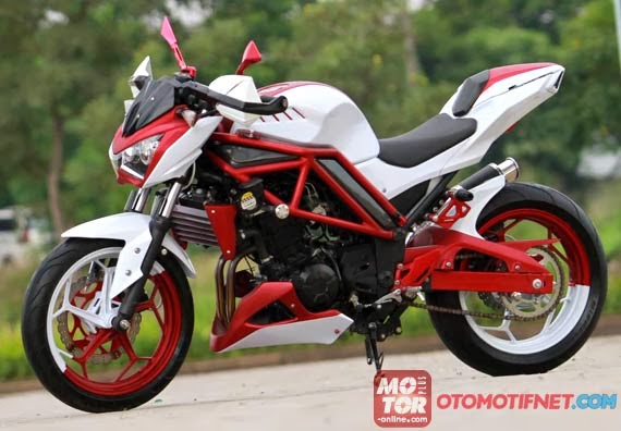 Modifikasi Kawasaki Z250 FI Semakin Menggoda Bodinya