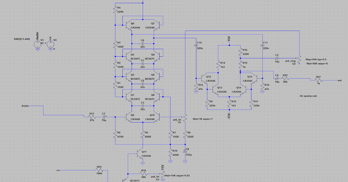 A to Synth: Minimoog filter research