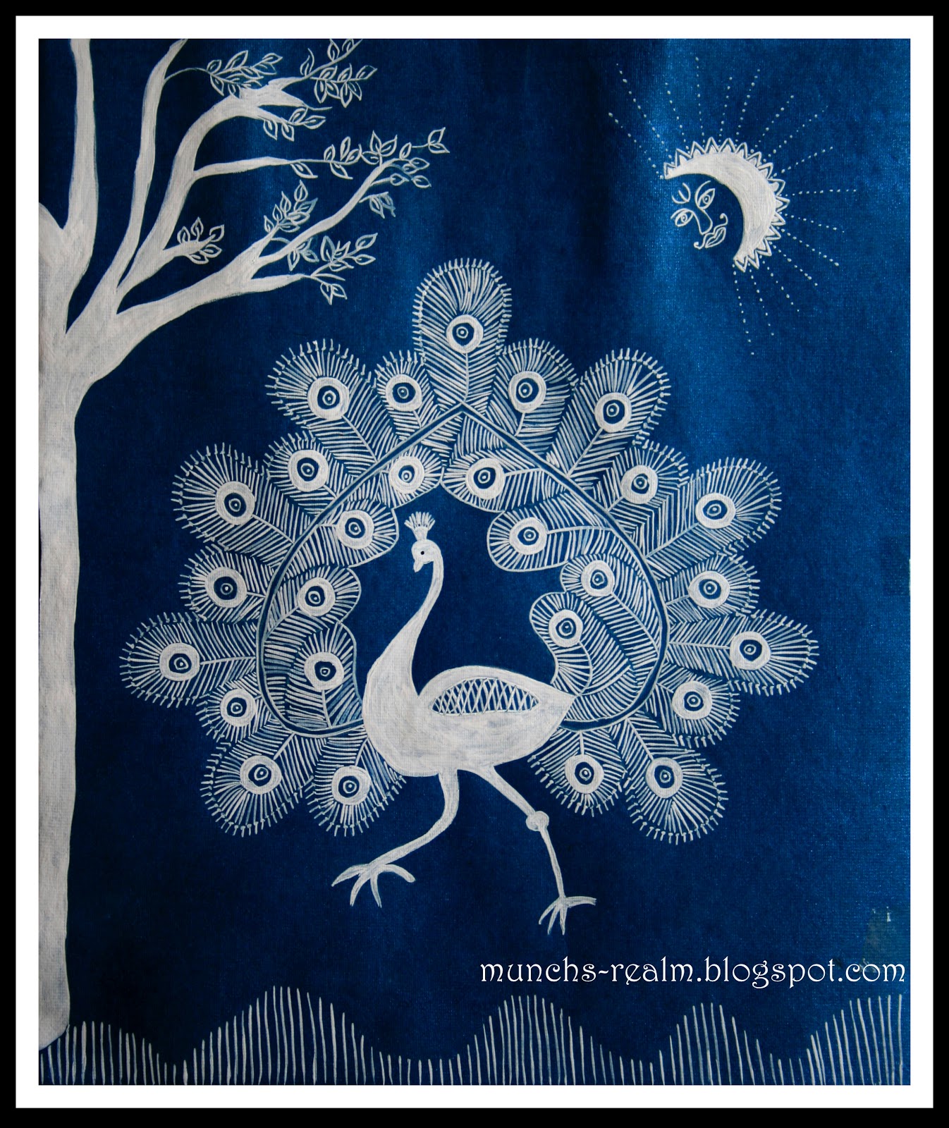 Yuki Crafts: Warli Peacock