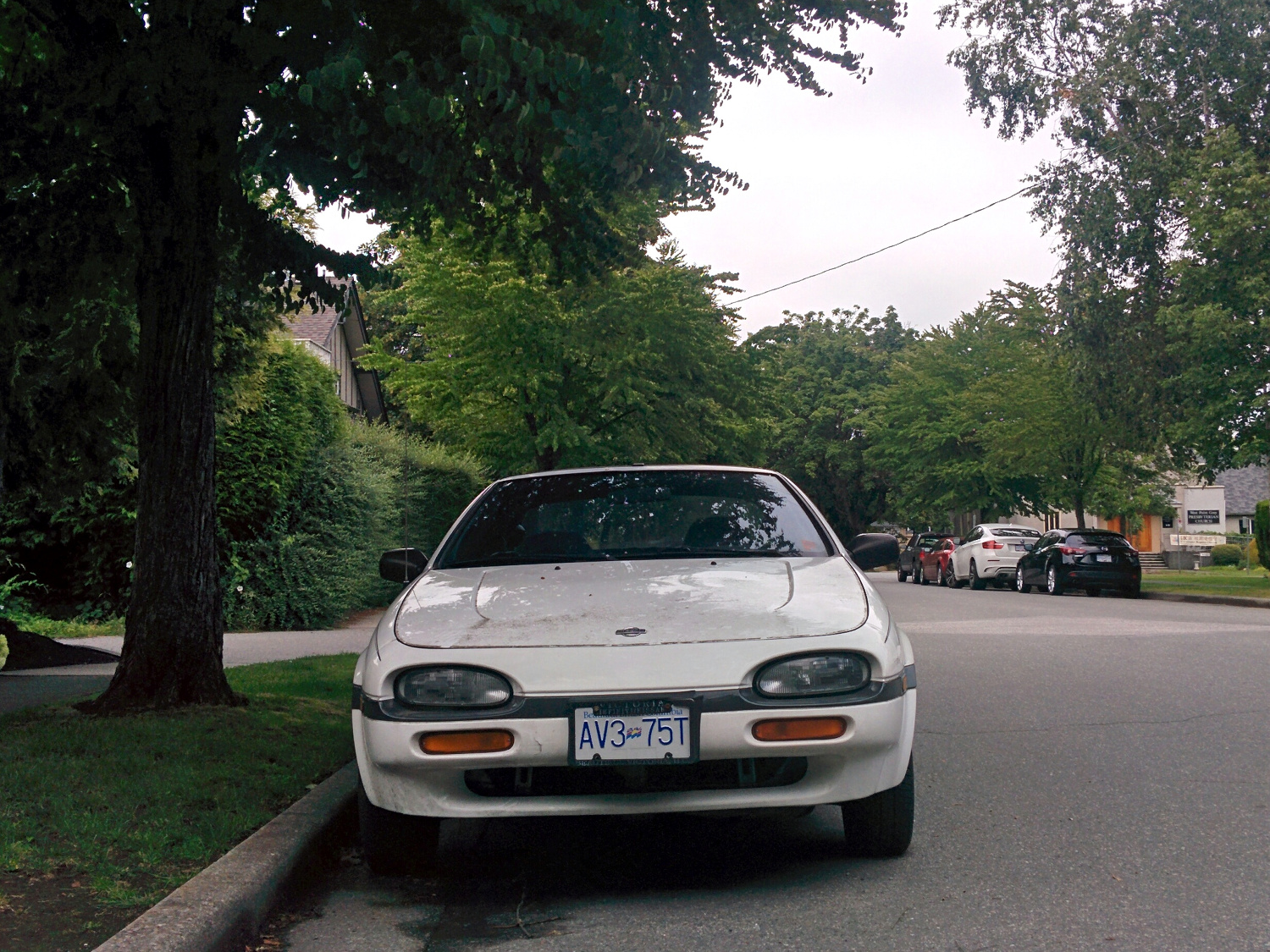Old Parked Cars Vancouver: 1992 Nissan NX1600