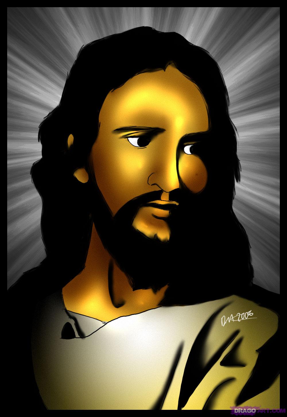 Adamant ones: How to Draw Jesus Christ, Step by Step, Stars, People ...