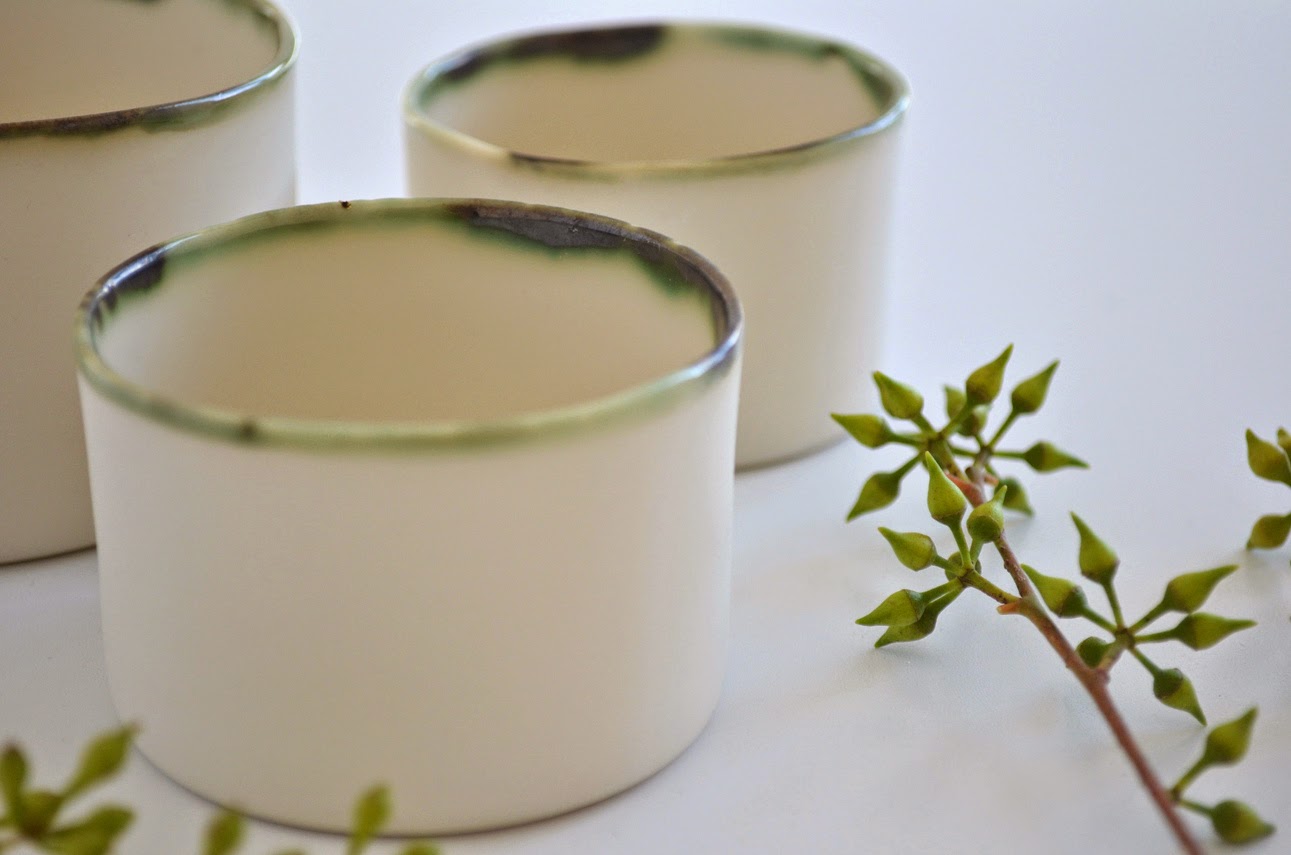 OTCHIPOTCHI: THREE GREEN RIM CUPS