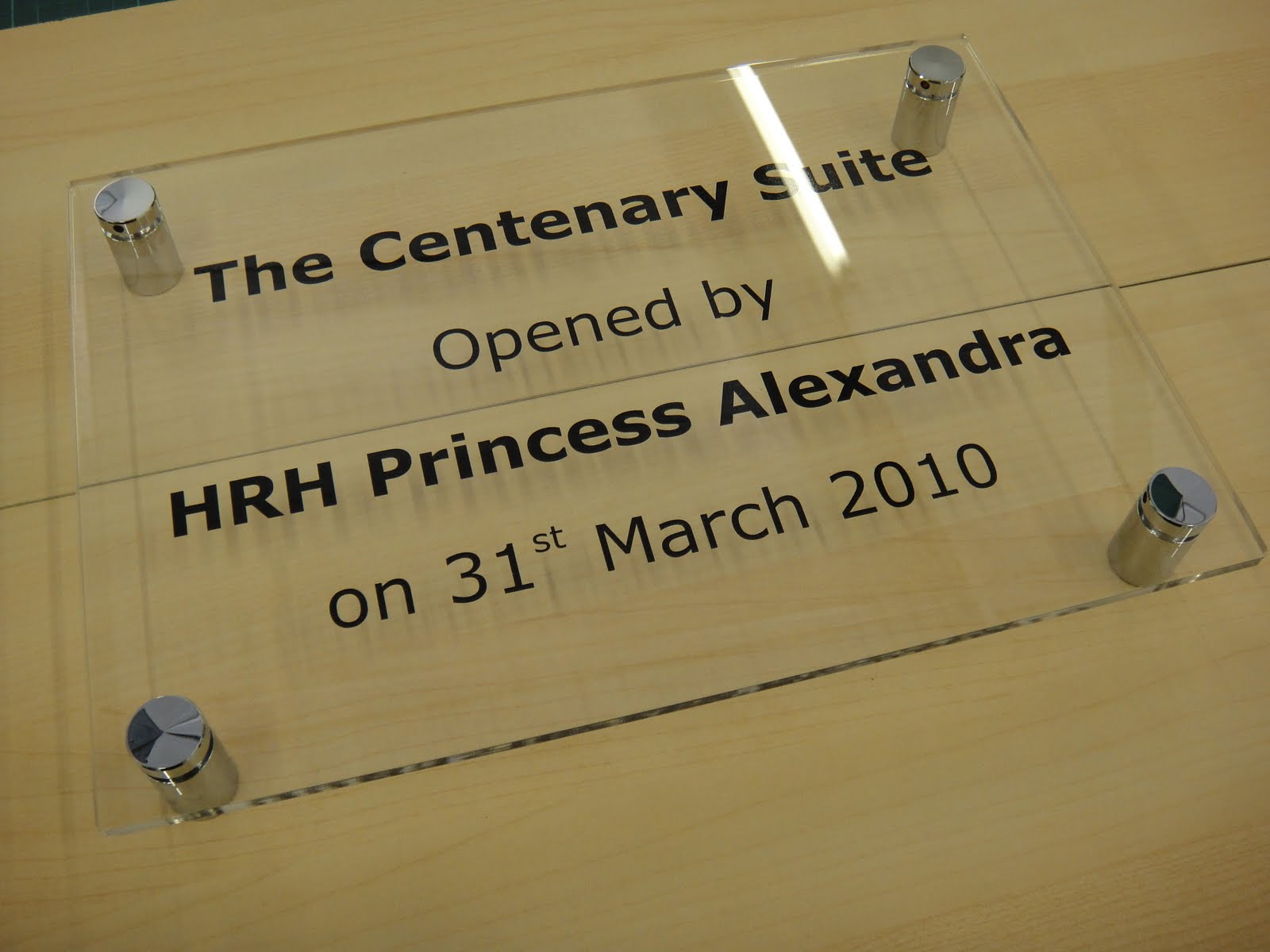 Signage work by Creative Sign and Design Ltd, Warwickshire: Perspex ...