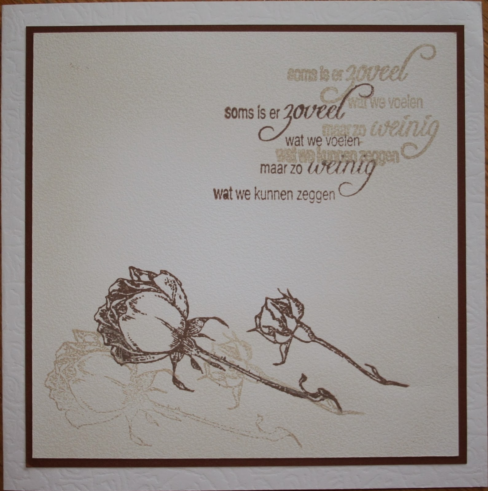 Emsies Creaties: Condoleance kaart