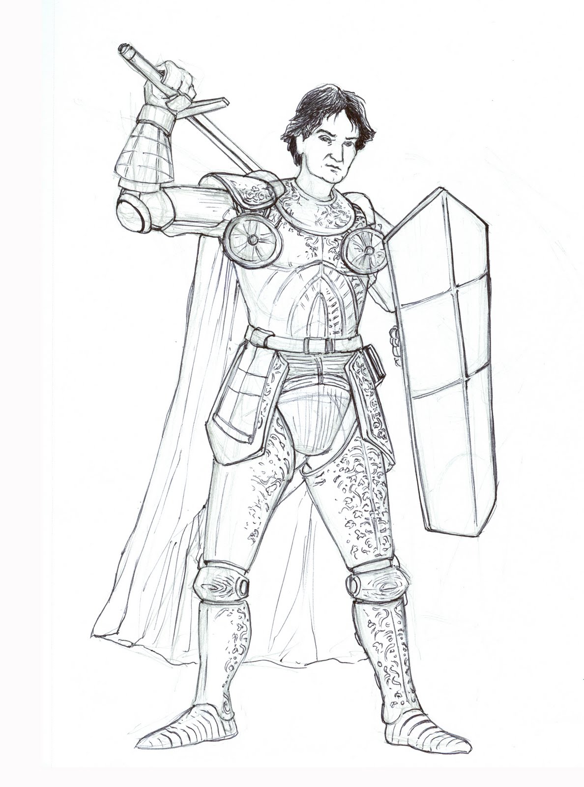 Beowulf Drawings For Coloring Sketch Coloring Page