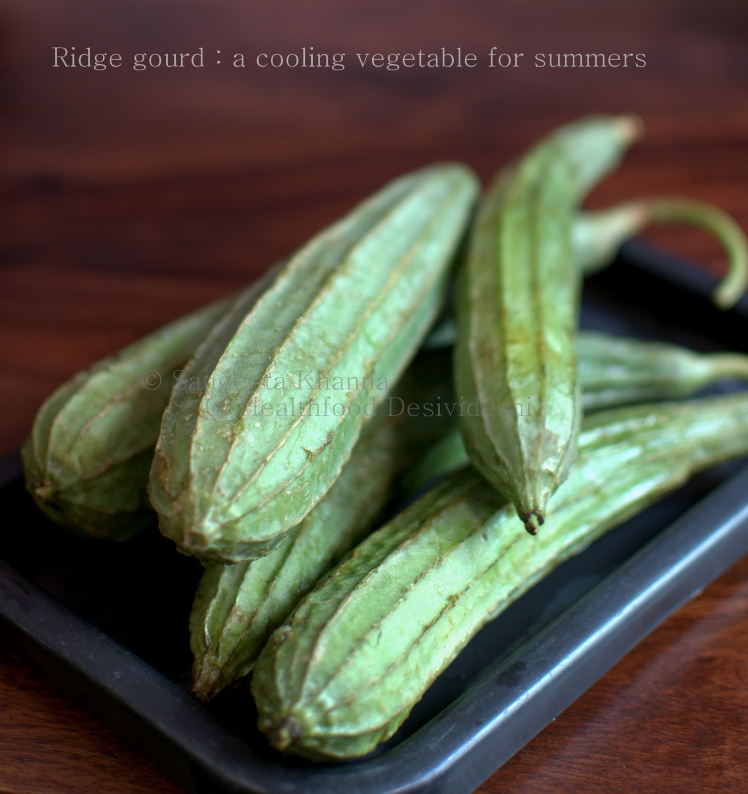 a spicy curry with ridge gourd and lamb mince : seasonal vegetables are ...