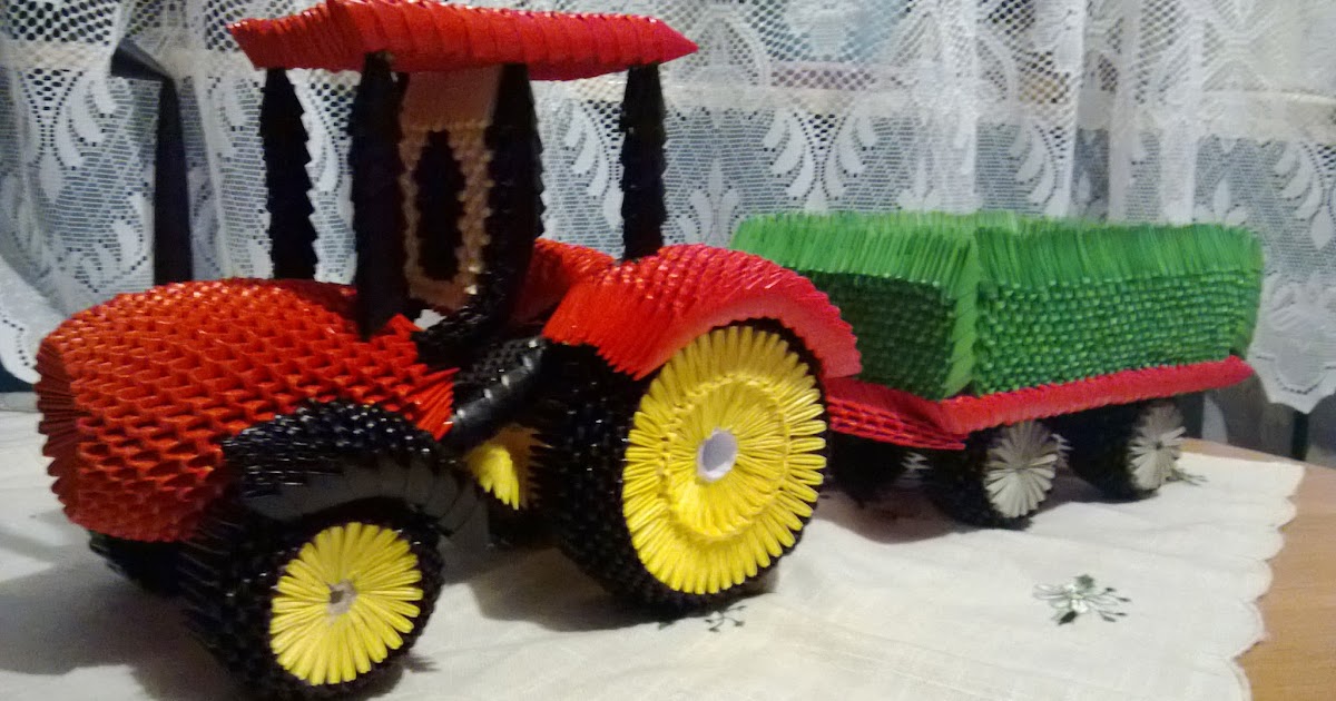 Twoje origami: TRAKTOR