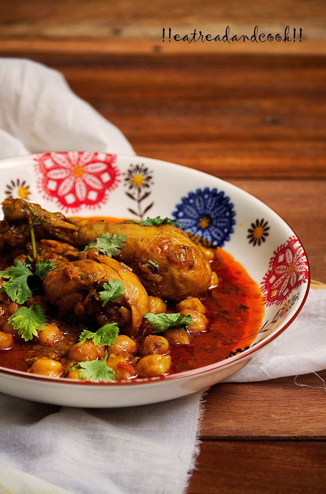 Murgh Chole / Chicken Curry with Chickpeas