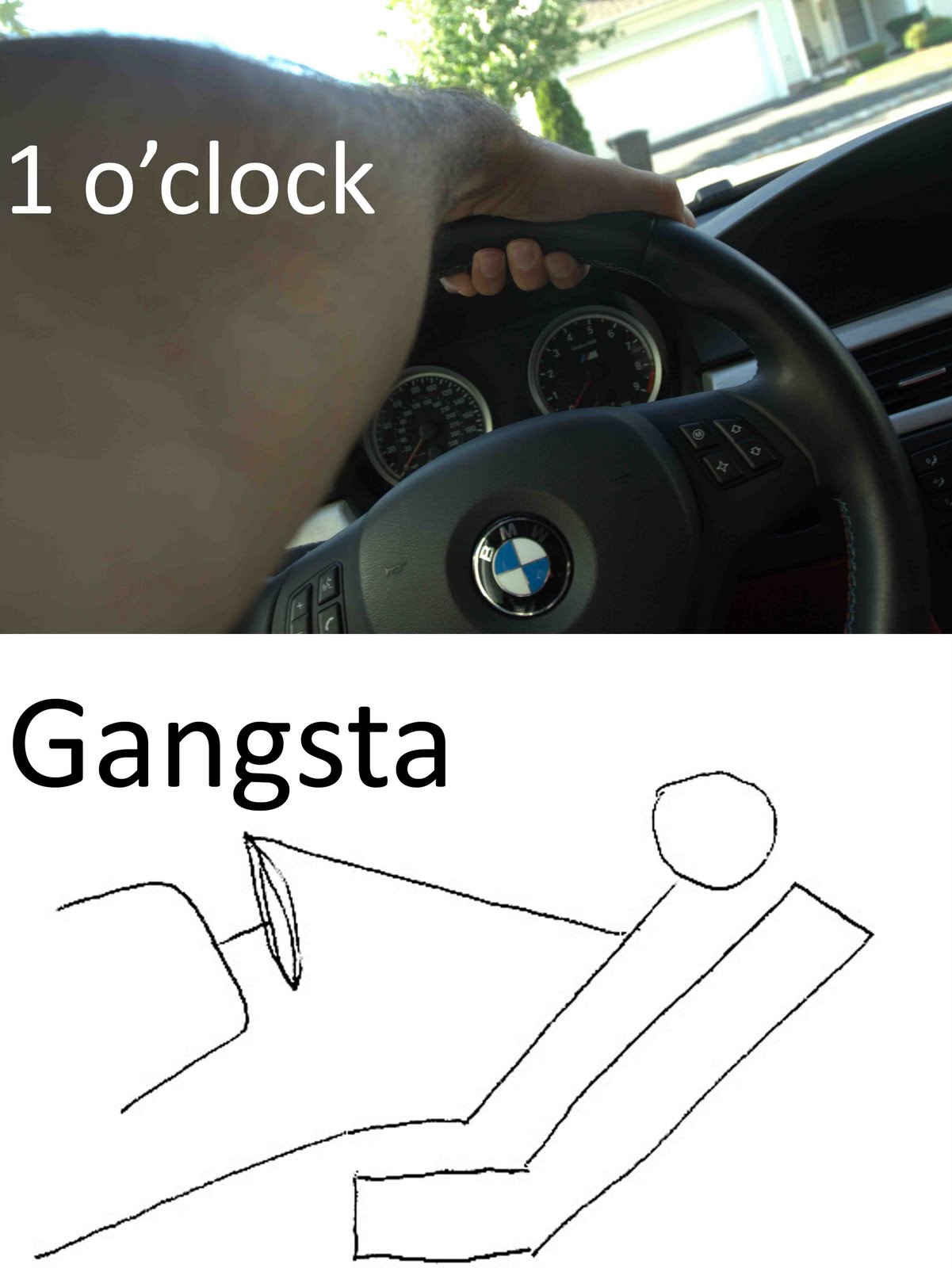 Wren's Blog: Driving Culture: Steering Wheel Hand Positions- Manual Ed.