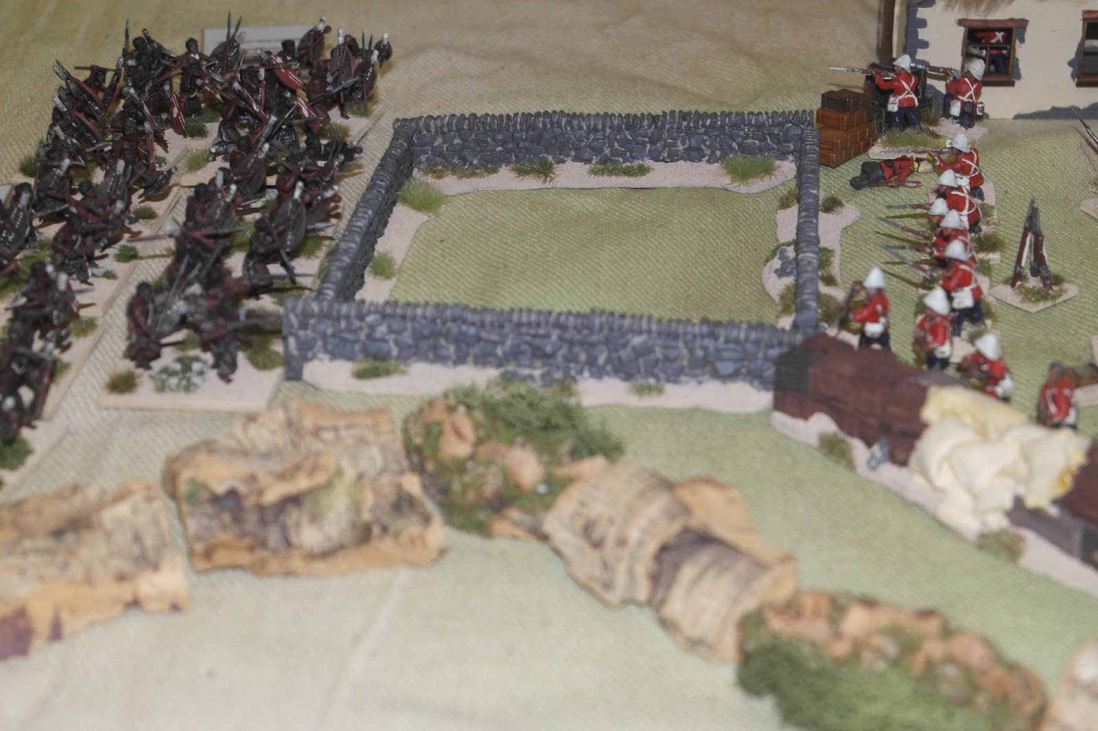 Shackled to a Corpse: rorke's drift 28mm