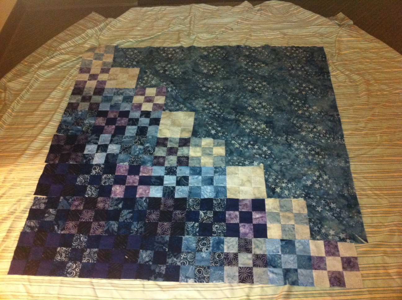 A Quilt of Heather: Stairway to Cat Heaven Quilt Complete!