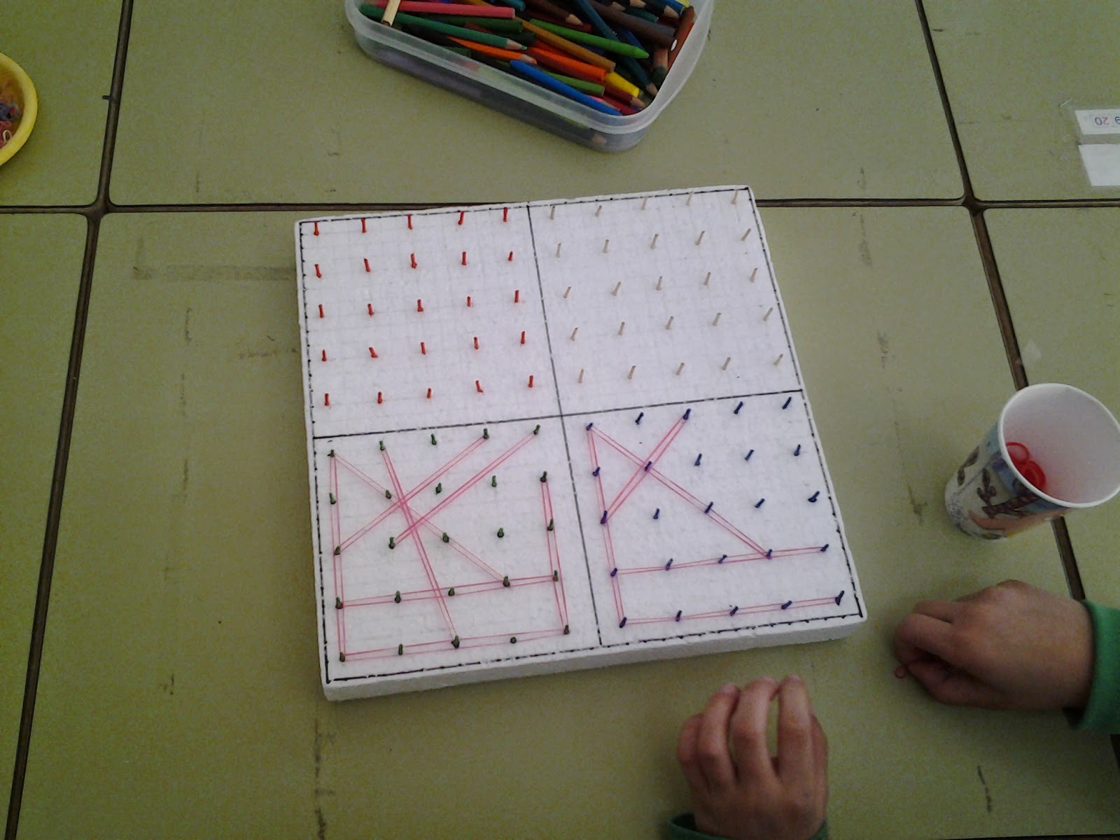 Actividades con geoplanos