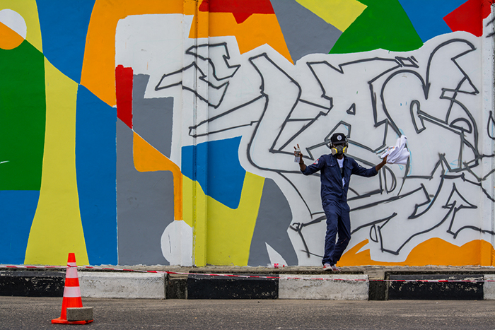 Lagos gets a new make over from Graffiti Artist, Osa Seven!