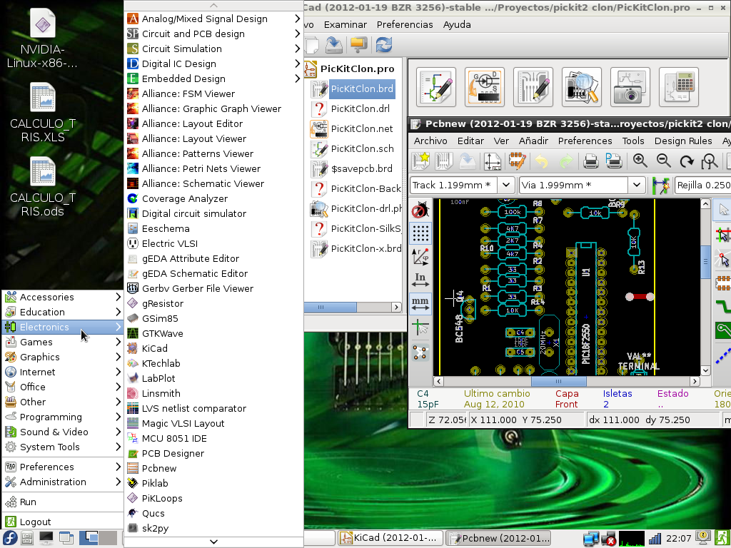LopElectronics: GNU/Linux fedora lab