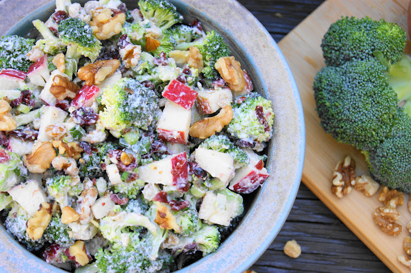 Broccoli & Apple Salad | The Kitchen is My Playground