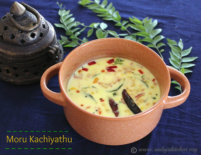Sailaja Kitchen...A site for all food lovers!: Moru Kachiyathu Recipe ...