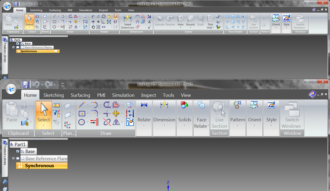 Dave's Rave: Increasing Solid Edge Command Ribbon Button Size