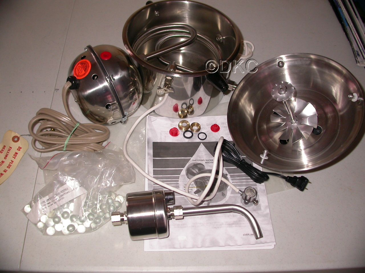 Auction Items & Collectibles: Original John Ellis Living Water Machine ...