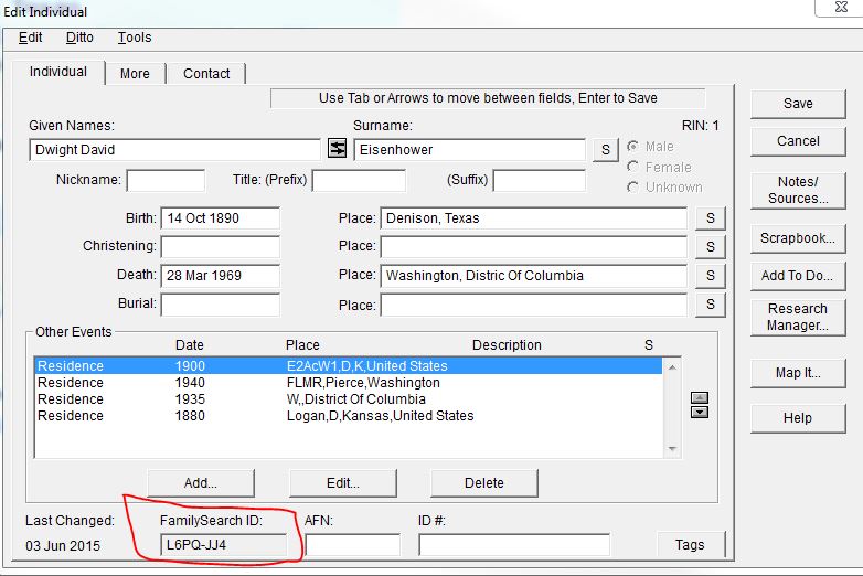 Cues & Clues for AQ: FS PID Numbers