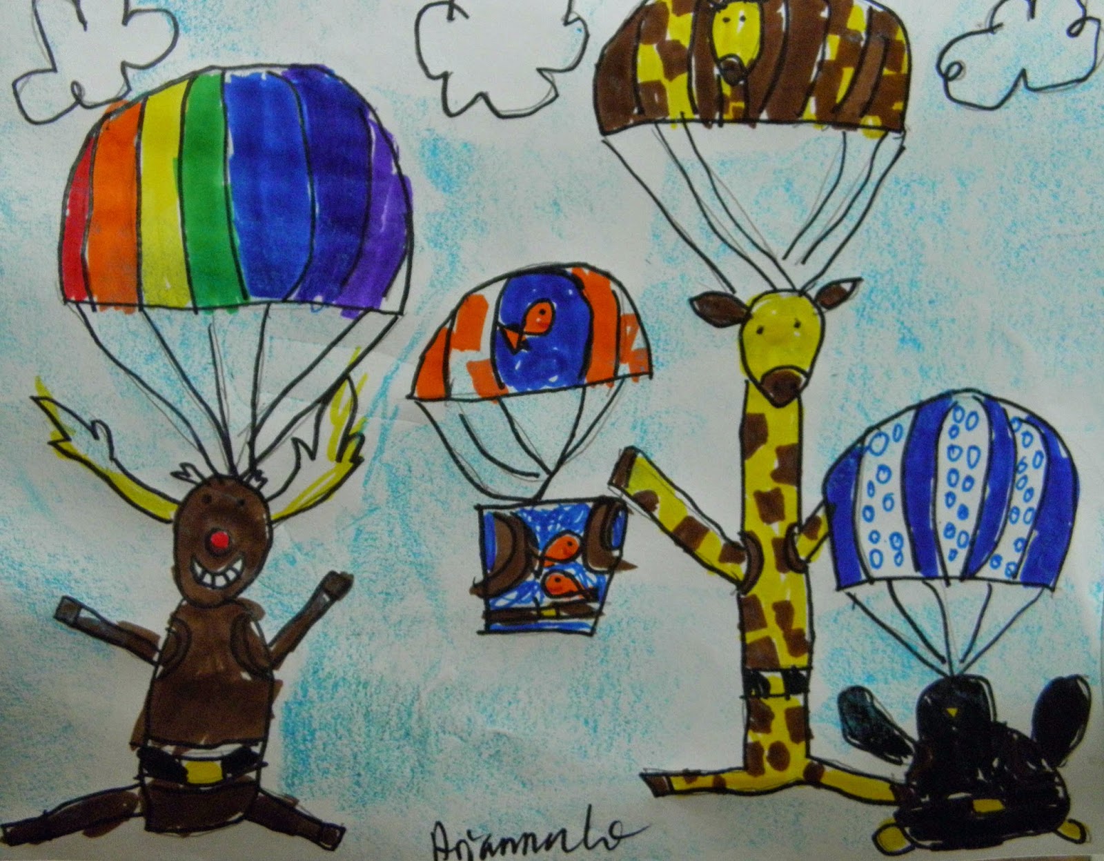 Jenny Liang's Painting and Drawing Blog: Creative drawing - Here Comes ...