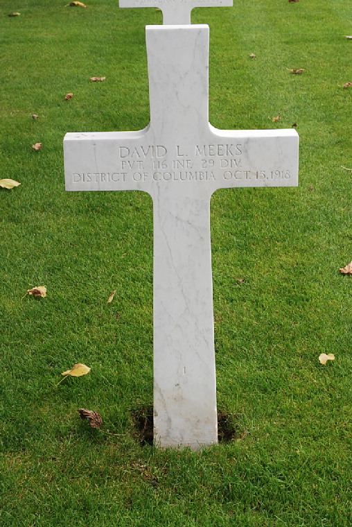 116th Infantry Regiment Roll of Honor: PVT David Lewis Meeks