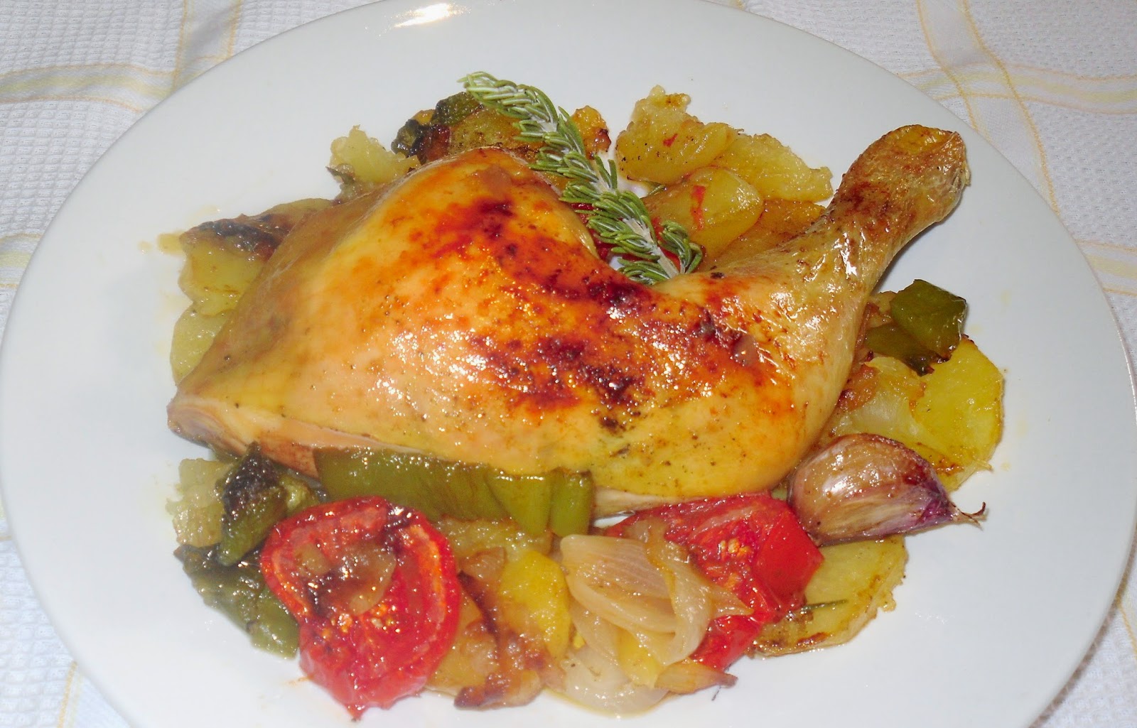 Recetas De Mi Madre Y Mias Pollo Al Horno Con Patatas