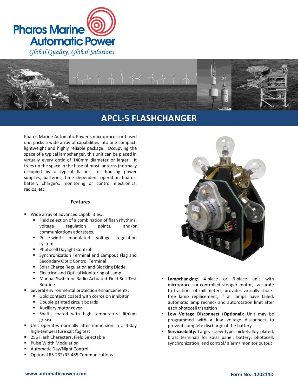 Pharos APCL‐5 FLASHCHANGER