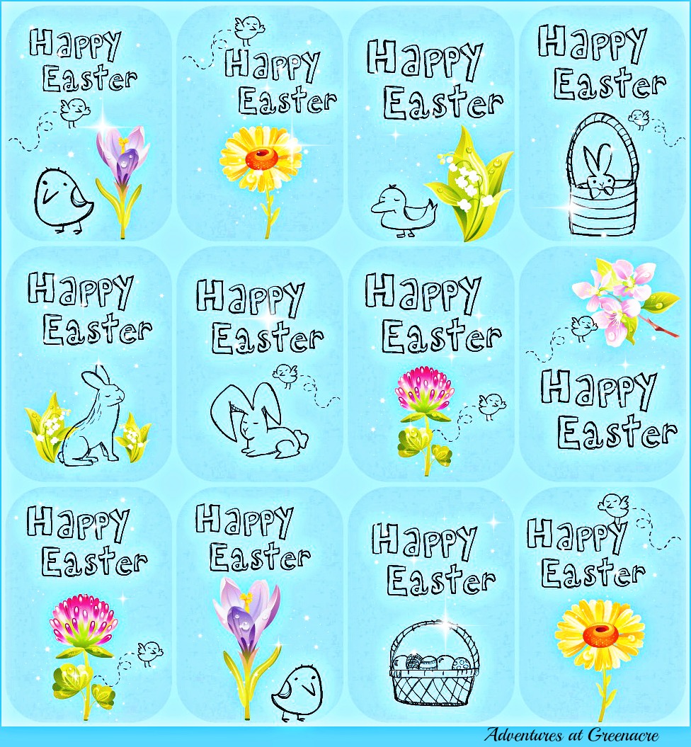 Adventures at Greenacre: Free Easter printables