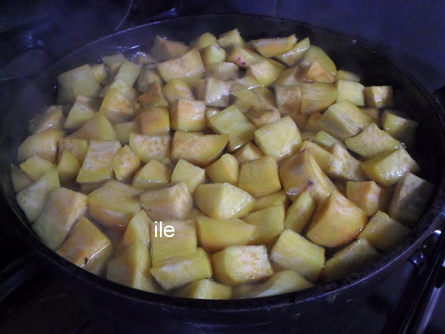 Batatas en almibar - La cocina de ile
