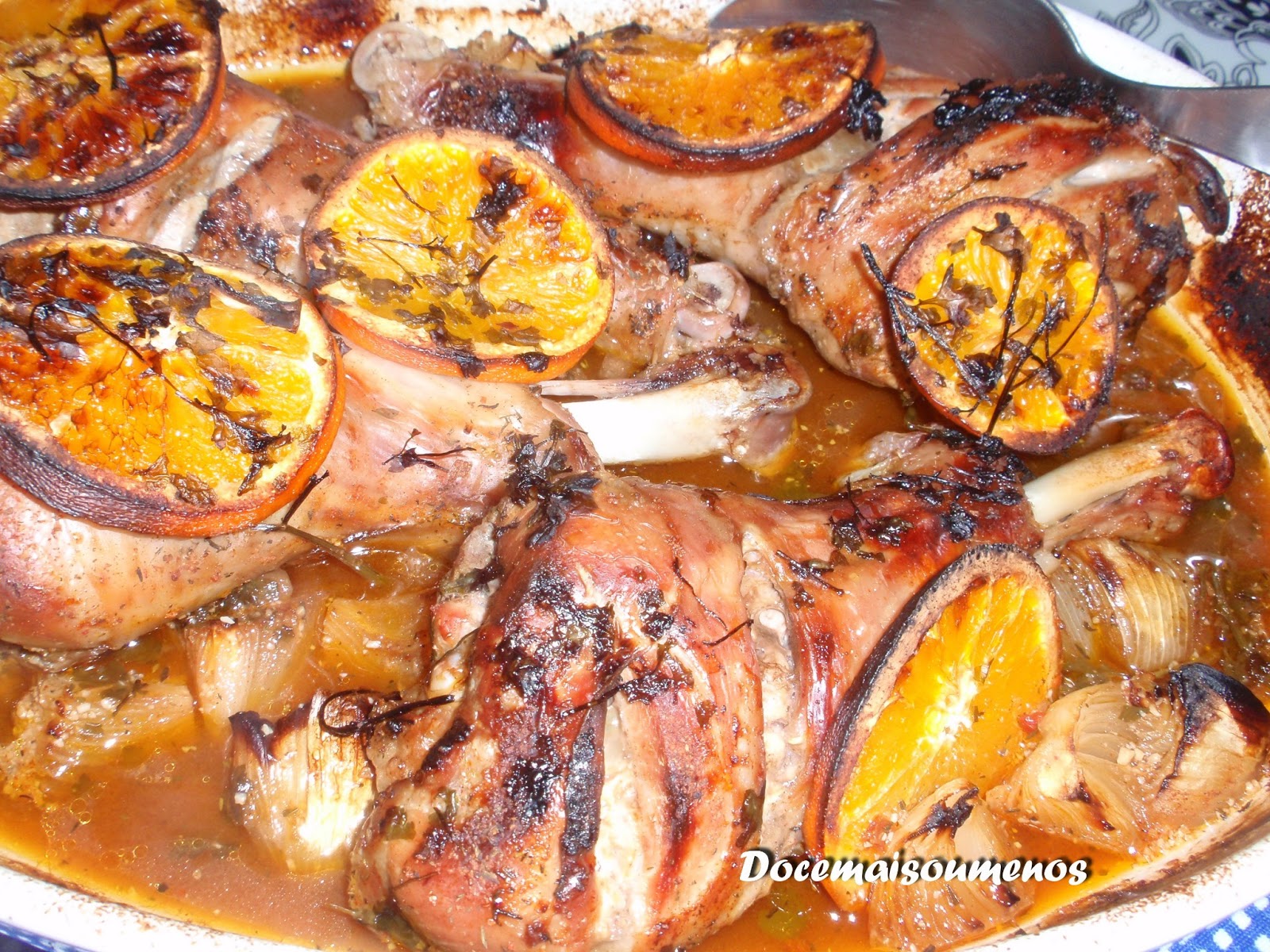 DoceMaisouMenos: PERNAS DE PERU NO FORNO