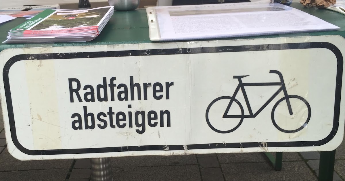 Radfahren in Stuttgart: Radfahrer absteigen!