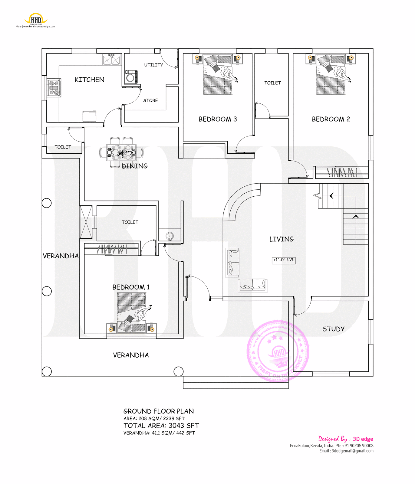 Awesome modern house with floorplan - Kerala Home Design and Floor ...