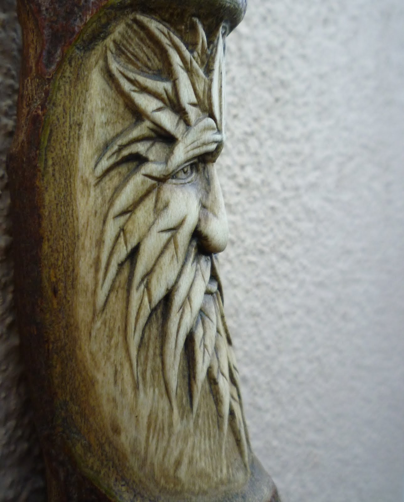 Woodwose Carving: Green Man of Mercia