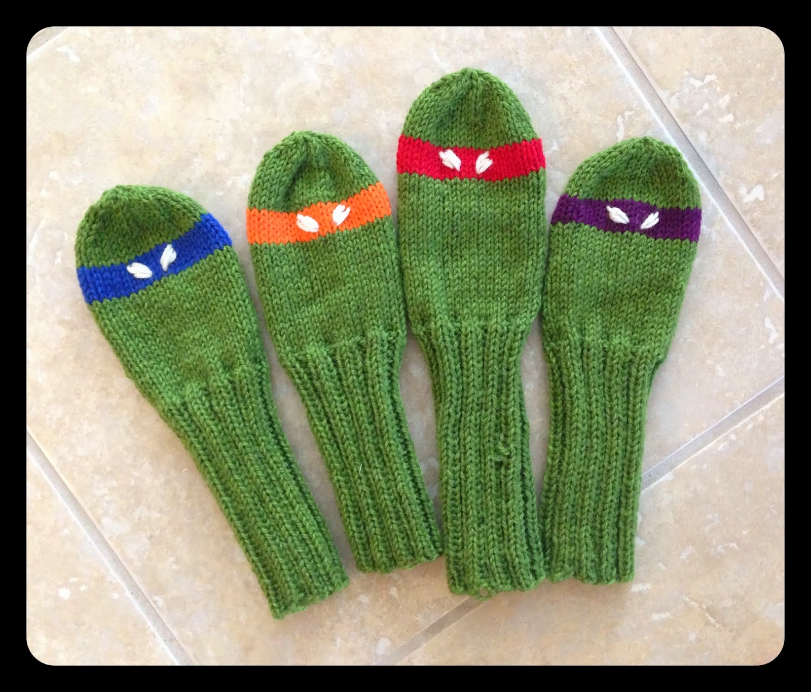 Adventures of a Northerner: FO: Teenage Mutant Ninja Turtles Golf Covers