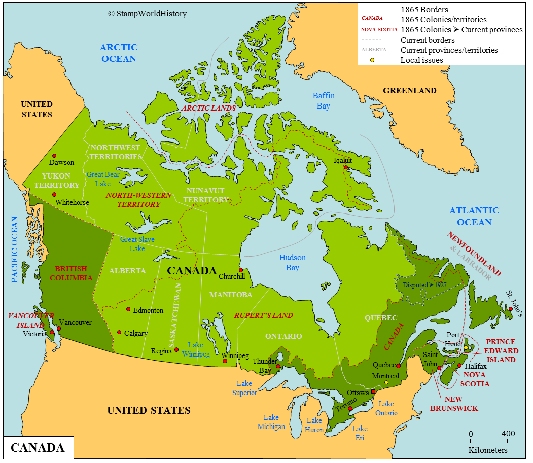 Big Blue 1840-1940: Canada 1852-1902 - a closer look
