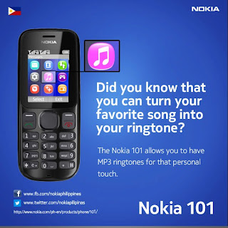 Nokia 101 now available in the Philippines, priced at Php1,440 only!