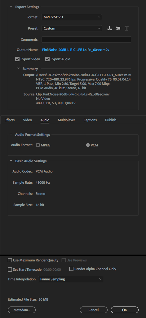 human user: No more Dolby AC3 in Adobe Media Encoder 2018