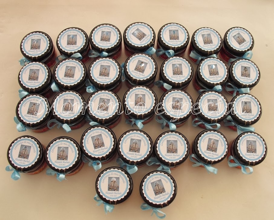 Momento especial: Mini-compotas para o Batizado do Alexandre