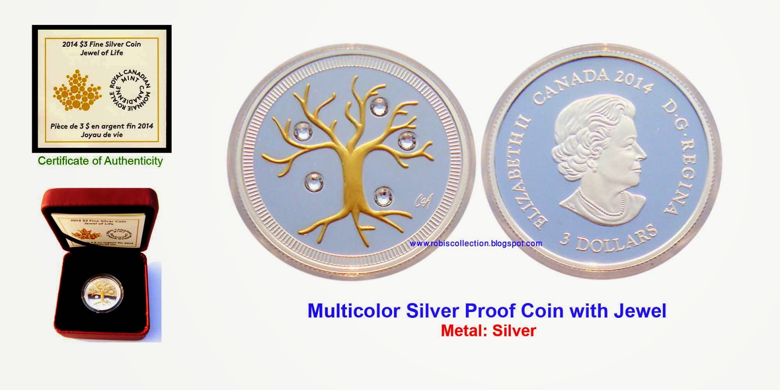 UNUSUAL & MULTICOLOR COINS: CANADA