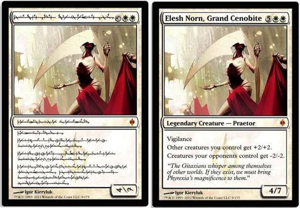 Translating the Phyrexian Scriptures : r/magicTCG